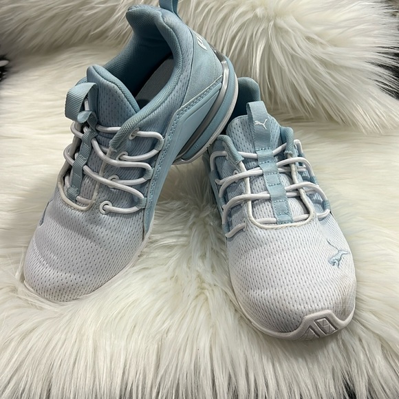 Puma | Shoes | Puma Axelion Icy Fade Mesh Slip On Sneakers | Poshmark